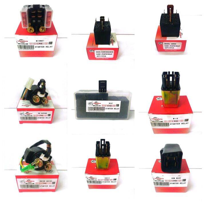 YAMAMOTO STARTER RELAY FOR BARAKO/MIO/HONDA CLICK125/CLICK150/HONDA ...