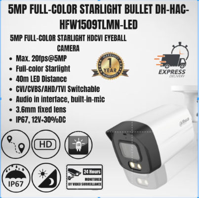 5MP Full Color CCTV Camera | Lazada PH