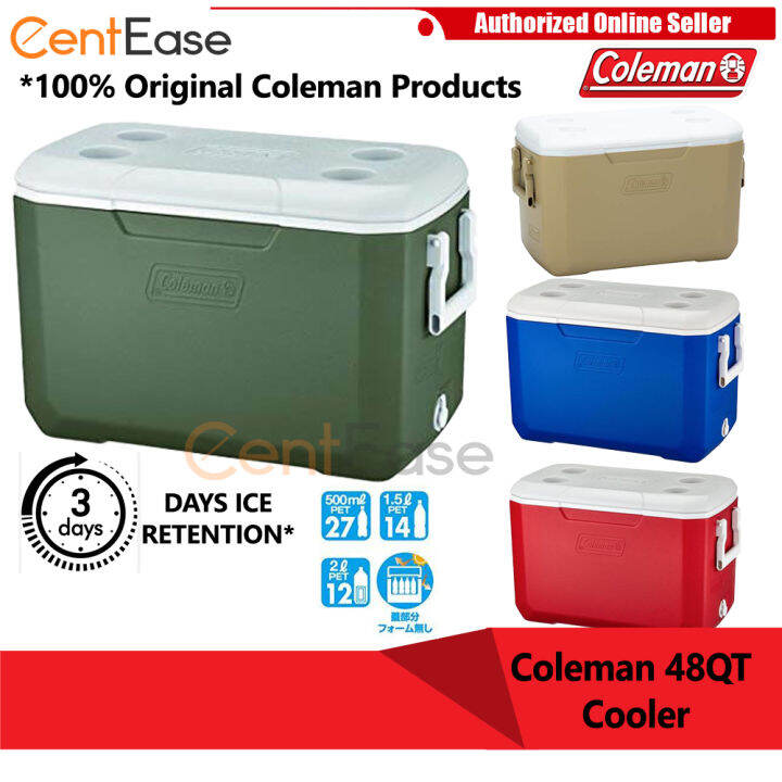 Coleman 48QT (45L) Cooler Box - Up To 3 Days Cold Retention (Japan ...