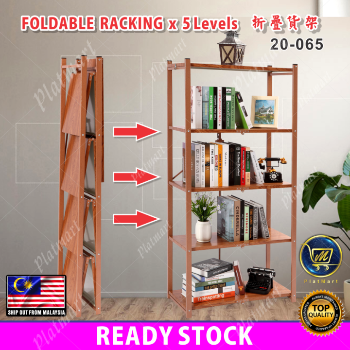 PlatMart - FOLDABLE RACKING / FOLDABLE RACK x 5 Levels 20-065 | Lazada