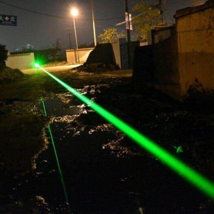ZHAN FIT 5MW High-Powered Green Laser Pointer Pen Lazer 532nm Visible ...
