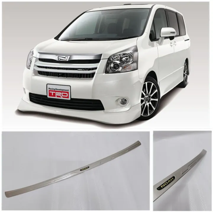 TOYOTA NOAH 70 Series Rear Bumper Guard Trunk Protector Stainless Steel ...