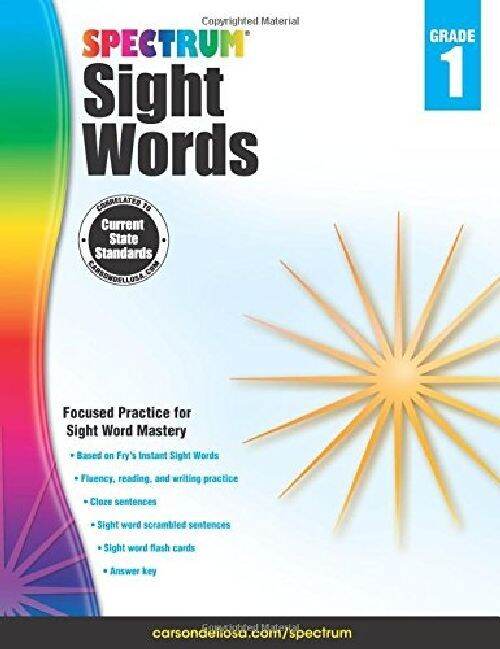Spectrum Sight Words Grade Lazada Spectrum Sight Words Grade Lazada