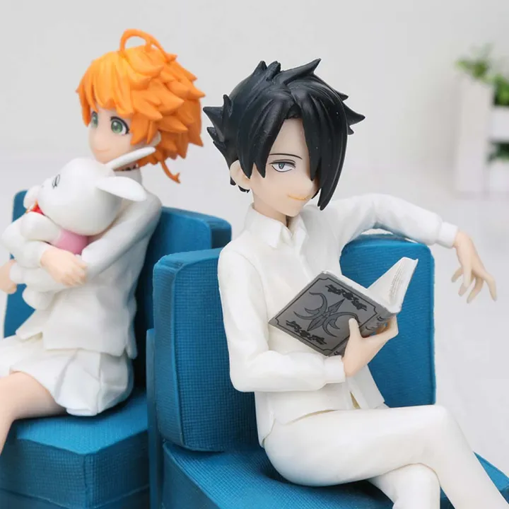 SWEETJOHN Statue Emma Action Figurine Miniatures Anime Model Figure ...