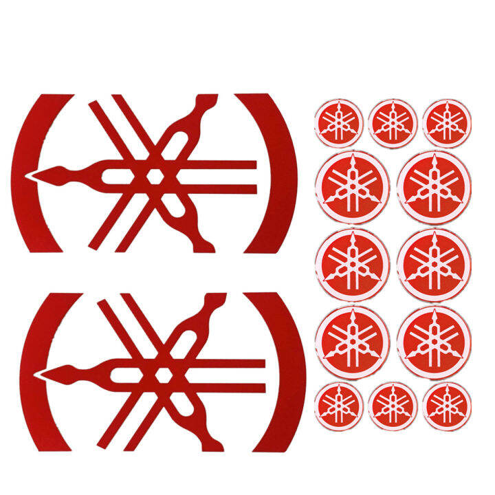 YAMAHA Reflective Sticker 3D Soft Glue Decal for SS110 Y100 SS2 Y80 Y15 ...