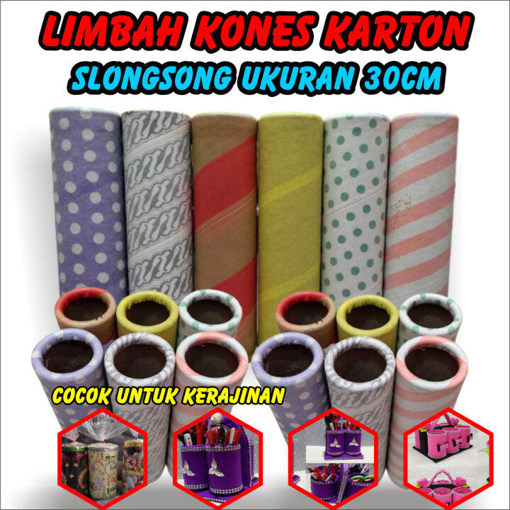 SLONGSONG CONES KARTON PIPA PAPER CONES / LIMBAH KARTON KONES BENANG | Lazada Indonesia