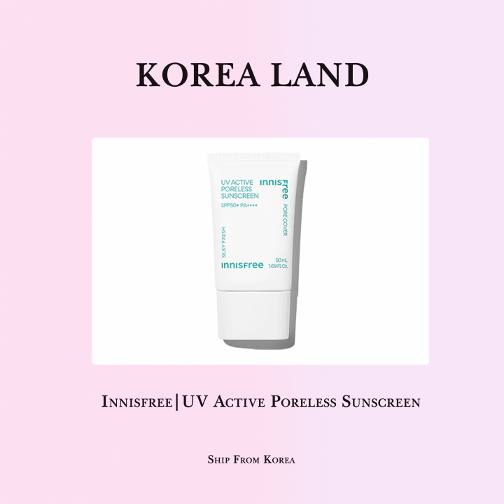 Innisfree | UV Active Poreless Sunscreen SPF50+ PA++++ (50ml) | Lazada PH