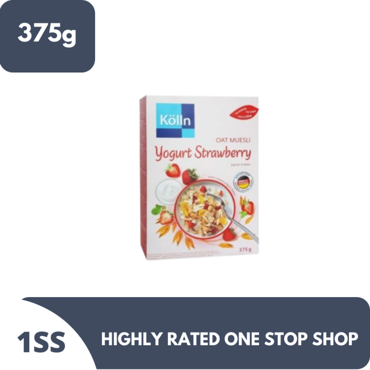 Kolln Oat Muesli Yogurt Strawberry 375g | Lazada PH