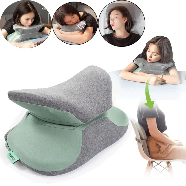 Memory Foam Nap Pillow 2 In 1 Portable Children's Nap Artifact Office ...