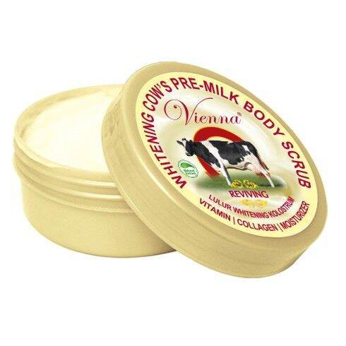 Vienna Brightening Cow's Pre-Milk Body Scrub Reviving 250 gr | Lazada ...