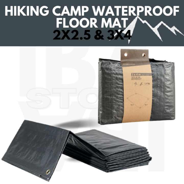 Quechua CAMP WATERPROOF Ground Sheet 2X2.5m & 3 X 4m | Lazada PH