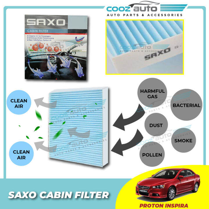 Proton Inspira Saxo Cabin Air Cond Aircond Replacement Air Filter | Lazada