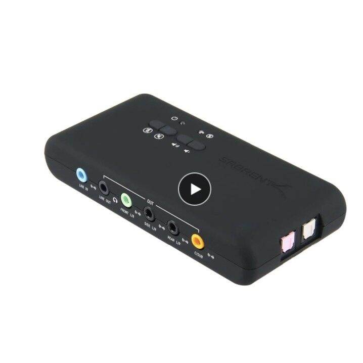usb 2.0 sound card 7.1แท้ with SPDIF in out optical port | Lazada.co.th