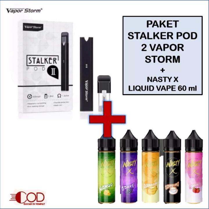 Promo VAPE POD Stalker 2 / Stalker V2 Kit + Liquide 60ML | Lazada Indonesia
