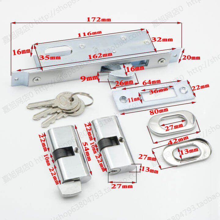 Mico high aluminum alloy door narrow sliding door hook lock push door ...
