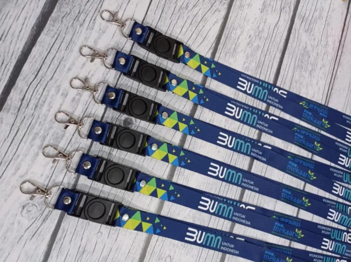 Lanyard Bumn Pnm Mekaar Lanyard Pnm Mekar Desain Printing Surabaya Lazada Indonesia