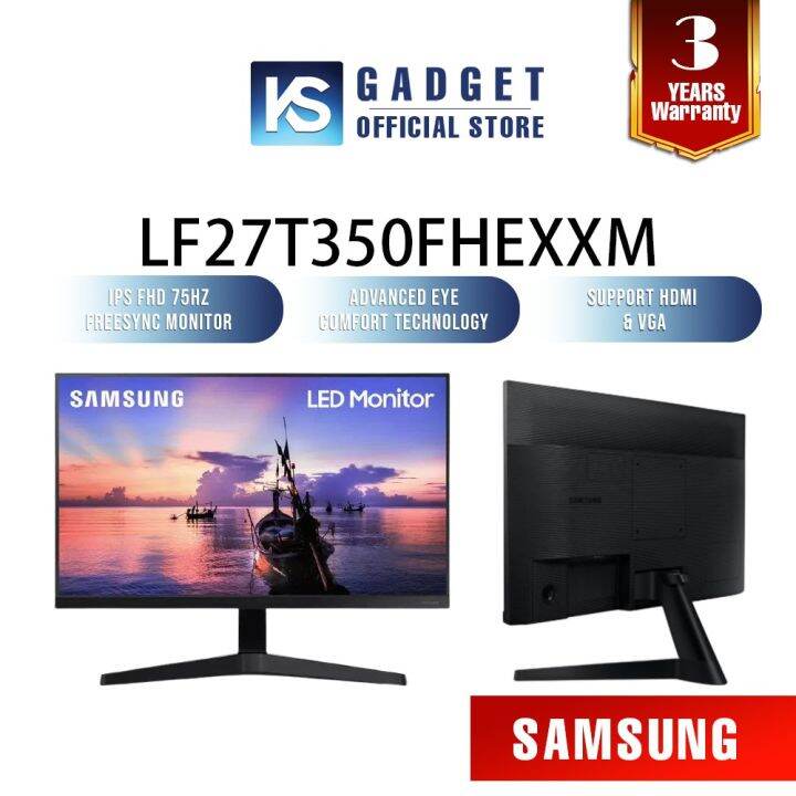 Samsung 27" LF27T350FHEXXM 75Hz 5MS FreeSync IPS Monitor | Lazada