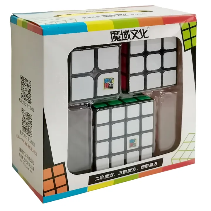 MoFang JiaoShi Gift Set MF2S 2X2 MF3S 3X3 MF4 4X4 Cubing Classroom ...