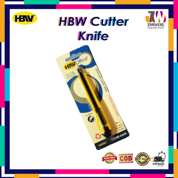 Cutter Knife HBW 801 Brand With Auto Locking System Original Sold per ...