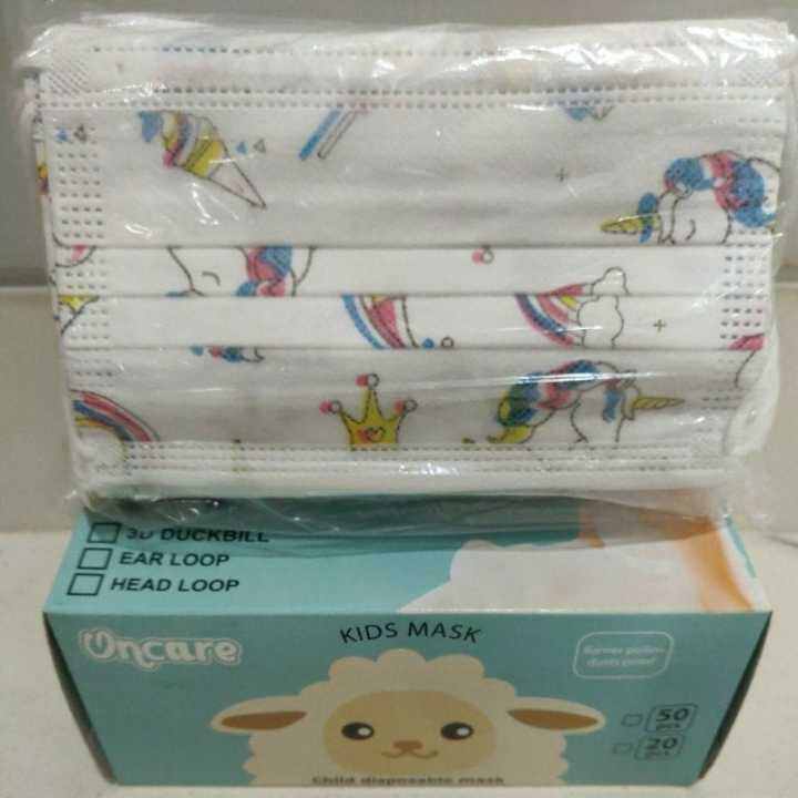 MASKER ANAK 3PLY KARAKTER MEDIS ISI 50PCS MASKER ANAK KARAKTER | Lazada ...