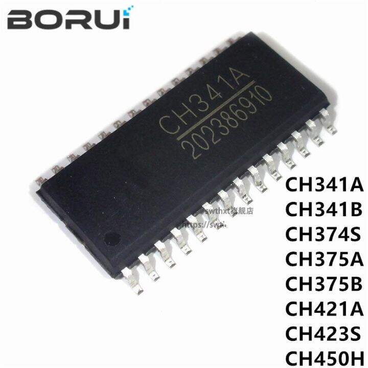 Seri CIP CH341A CH341B CH374S CH375A CH375B CH421A CH423S CH450H SOP-28 ...