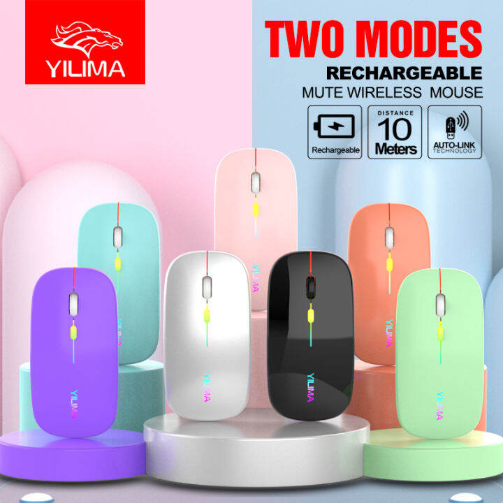 Portable Silent Mini Wireless Mouse with 2.4GHz High-Quality Optical ...