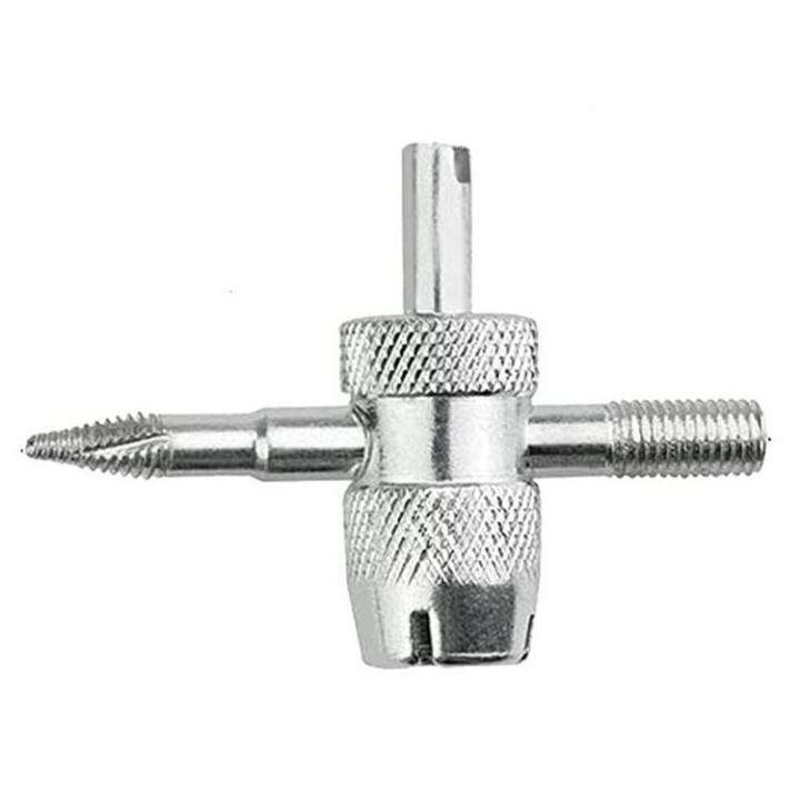 Valve Tool Wear-Resistant Tire Valve Core Removal Tool 4-in-1 ...