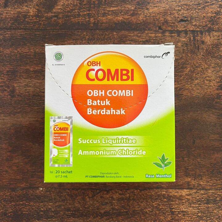 Obh Combi Batuk Berdahak Rasa Menthol Sachet Isi 7,5ml | Lazada Indonesia