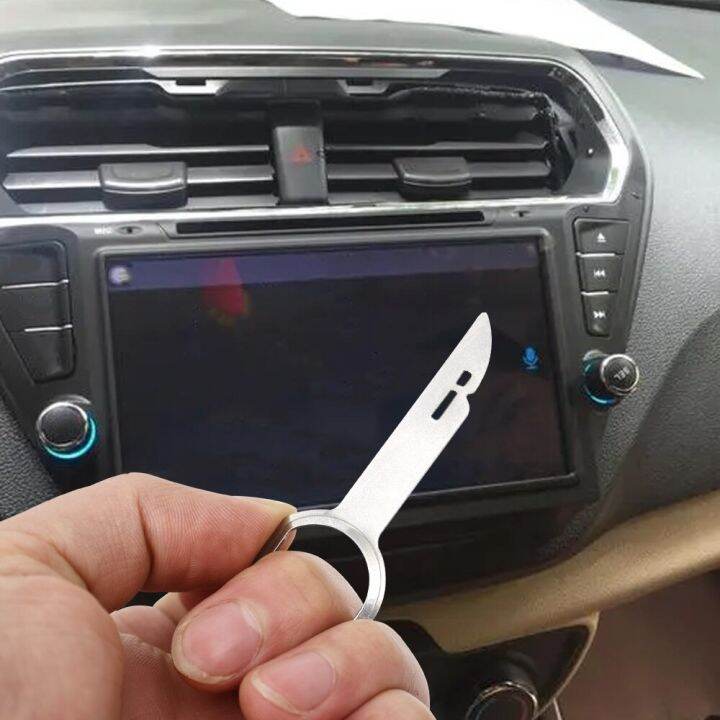 4Pcs Car Radio Removal Key Pin Tool Stereo Head Unit Audio Tools for ...