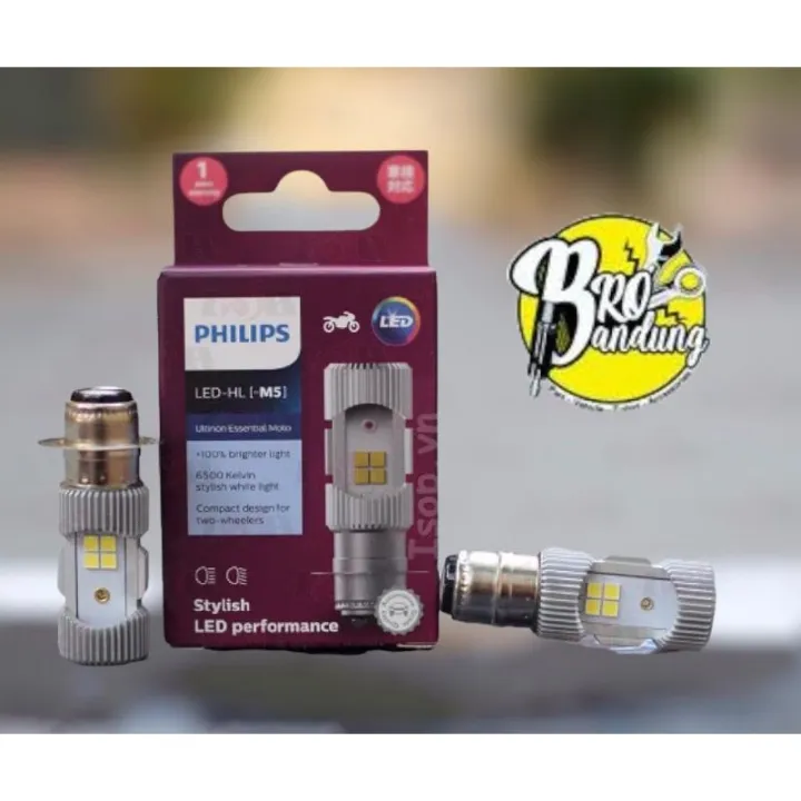 Philips Ultinon Essential Moto LED HL M5 Kaki1 6500K 12V DC 6W Matic Bebek Sport | Lazada Indonesia
