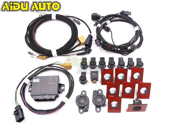 Front And Rear 8 Sensor 8K PDC OPS Vehicle Parking Pilot FOR VW Golf 5 ...