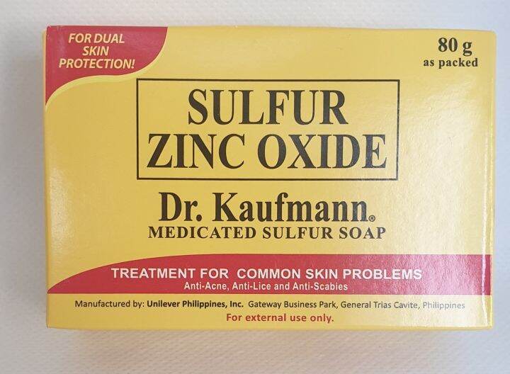 Dr. Kaufman Medicated Sulfur Soap 80g | Lazada PH