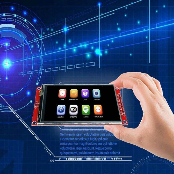 4.0 Inch ILI9488 SPI Serial Port LCD Touch Screen Module RGB 65K Color ...