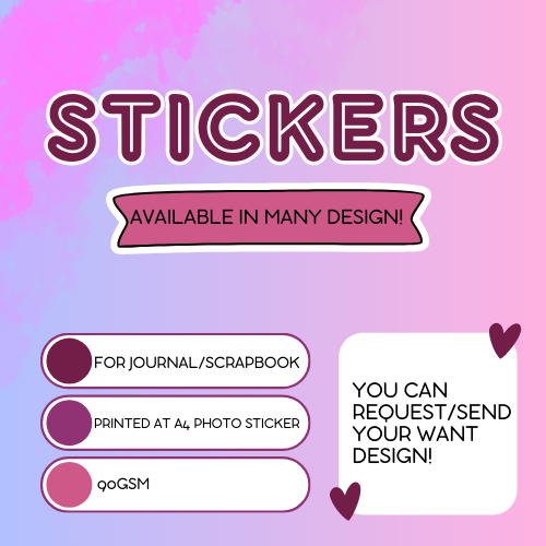 STICKER ASSORTED DESIGN FOR JOURNAL/SCRAPBOOK | Lazada PH