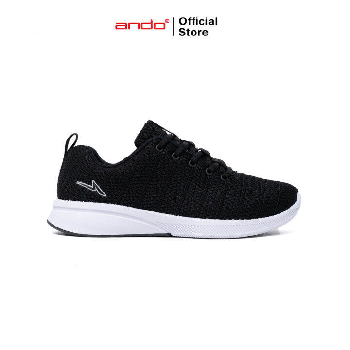Ando Official Sepatu Sneakers Saga Remaja - Hitam/Putih | Lazada Indonesia