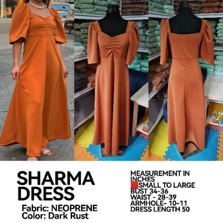 LIGHT & DARK RUSTIC/RUSTY ORANGE THEME FORMAL DRESSES | Lazada PH