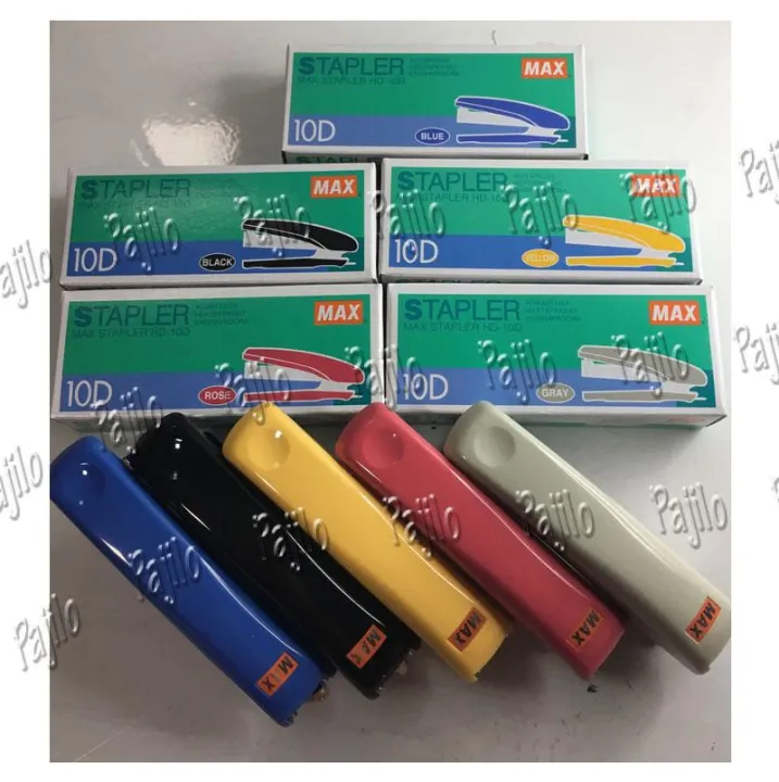 Max Stapler HD-10D HD10D 10D Staples HEKTER JILID tembak Gun Tacker ...