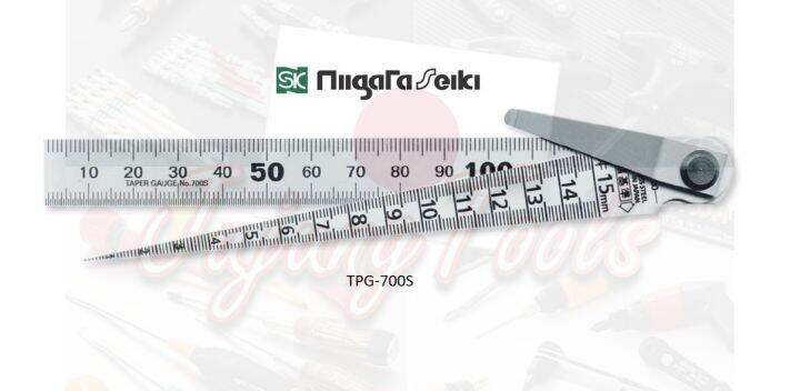 Niigata seiki SK Japan No.TPG-700S เตเปอร์เกจ พร้อมไม้บรรทัด ญี่ปุ่น ...