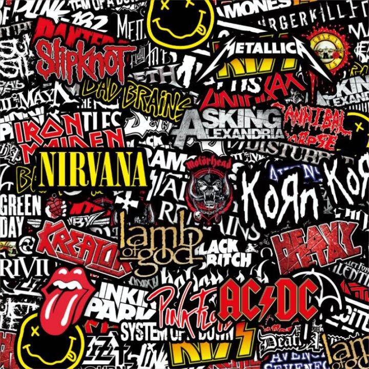 50pcs Stiker Band METAL | Lazada Indonesia