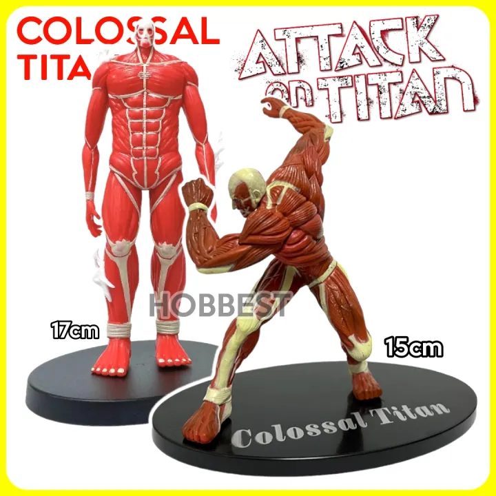 Action Figure ATTACK ON TITAN : COLOSSAL TITAN Miniatur Pajangan ...