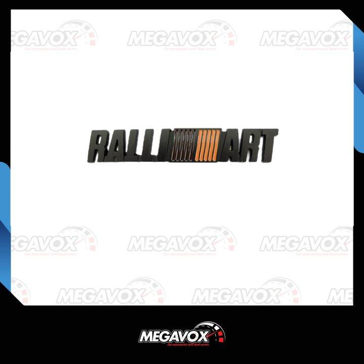 Ralliart Black Metal Emblem | Lazada PH
