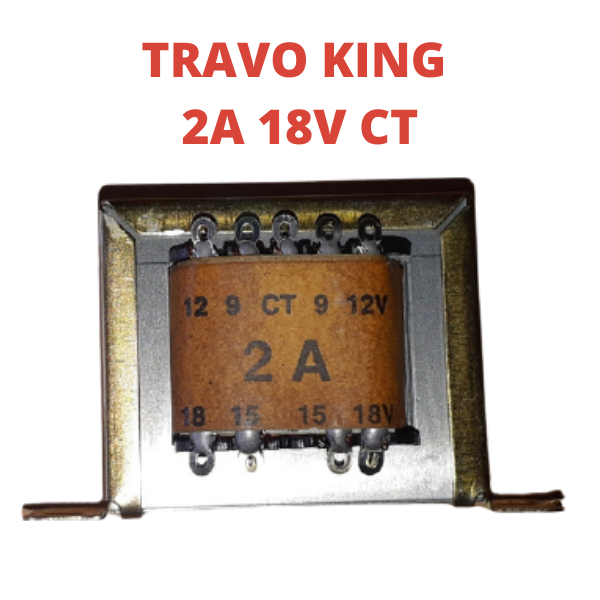 TRAFO 2A CT KING 18V / 2AMP 2AMPERE 18VOLT 18 V VOLT TRANSFORMATOR ...