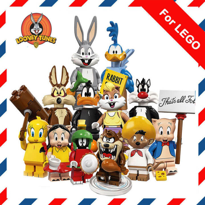 Bugs Bunny Looney Tunes Collection Minifigures Building Block Toys Gift ...