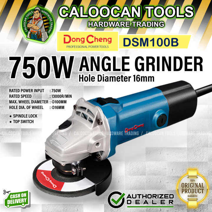 DONG CHENG DSM100B 750W Angle Grinder 100mm CALOOCAN TOOLS | Lazada PH