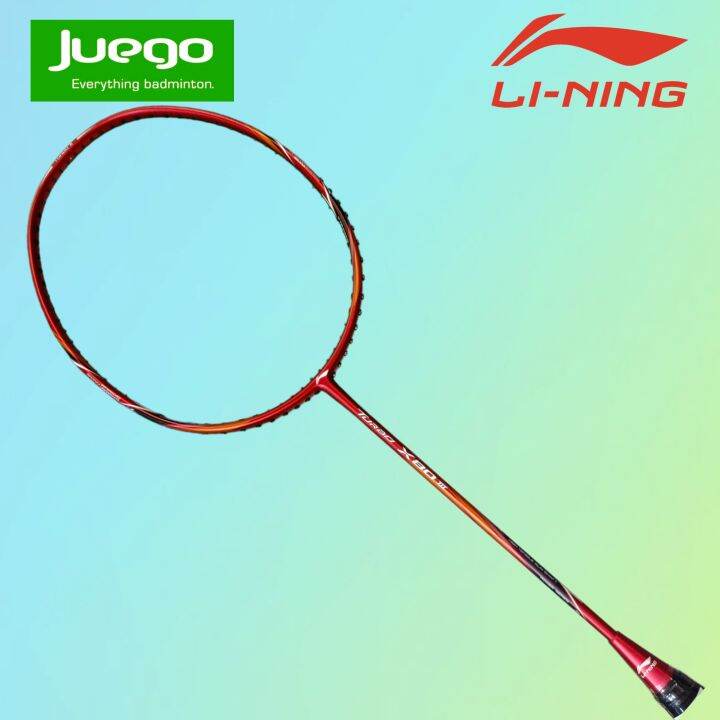 Li-Ning AYPR 144 4 TURBO X 80 III Badminton Racquets Red Copper | Lazada PH