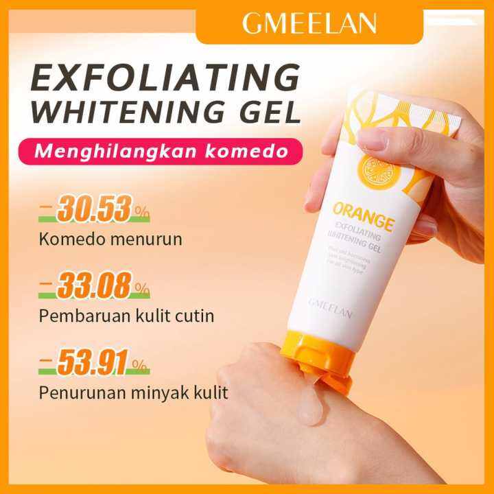 GMEELA WHITENING EXFO GEL - PEELING GEL BODY - MENGANGKAT BLACKHEAD ...