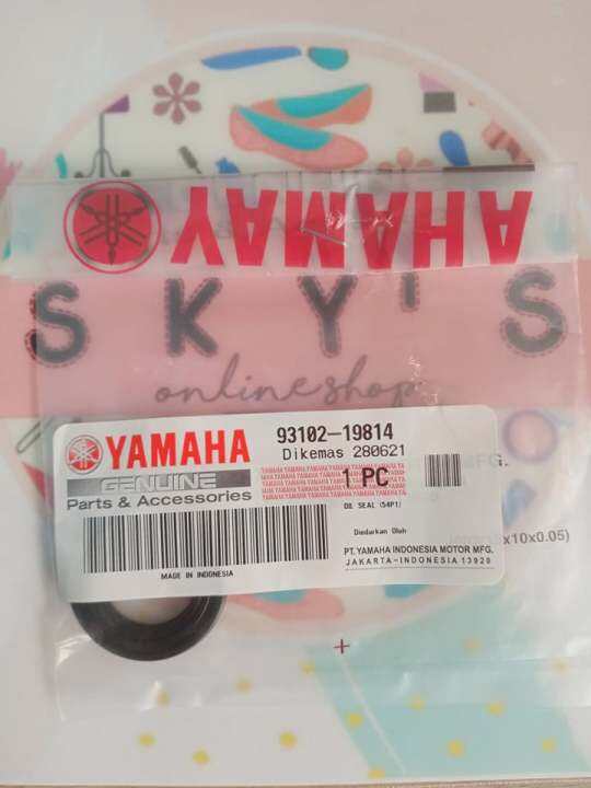 YAMAHA GENUINE CRANKSHAFT OIL SEAL (MAGNETO SIDE)M3,MIO I 125,MIO SOUL ...