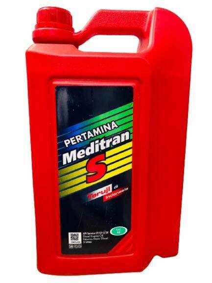OLI MESIN DIESEL MOBIL PERTAMINA MEDITRAN S 5L SAE40 5L 5LITER | Lazada Indonesia