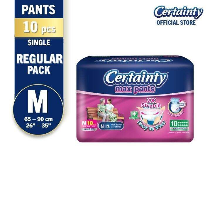 Certainty MaxPants M 1 x 10's Adult Diaper | Lazada