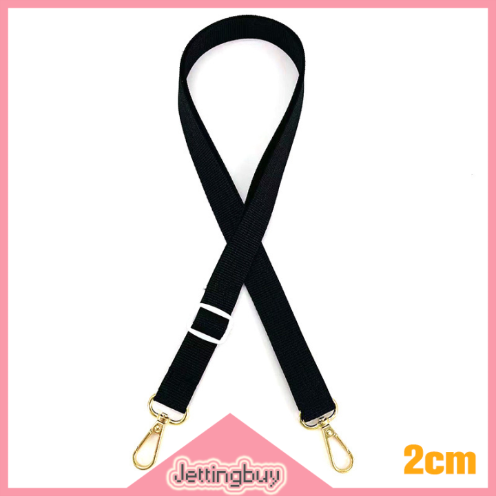 【Jettingbuy】 Flash Sale Dây đeo túi xách màu đen Nylon 70-125cm Dây đeo túi đeo vai dây đeo túi ...